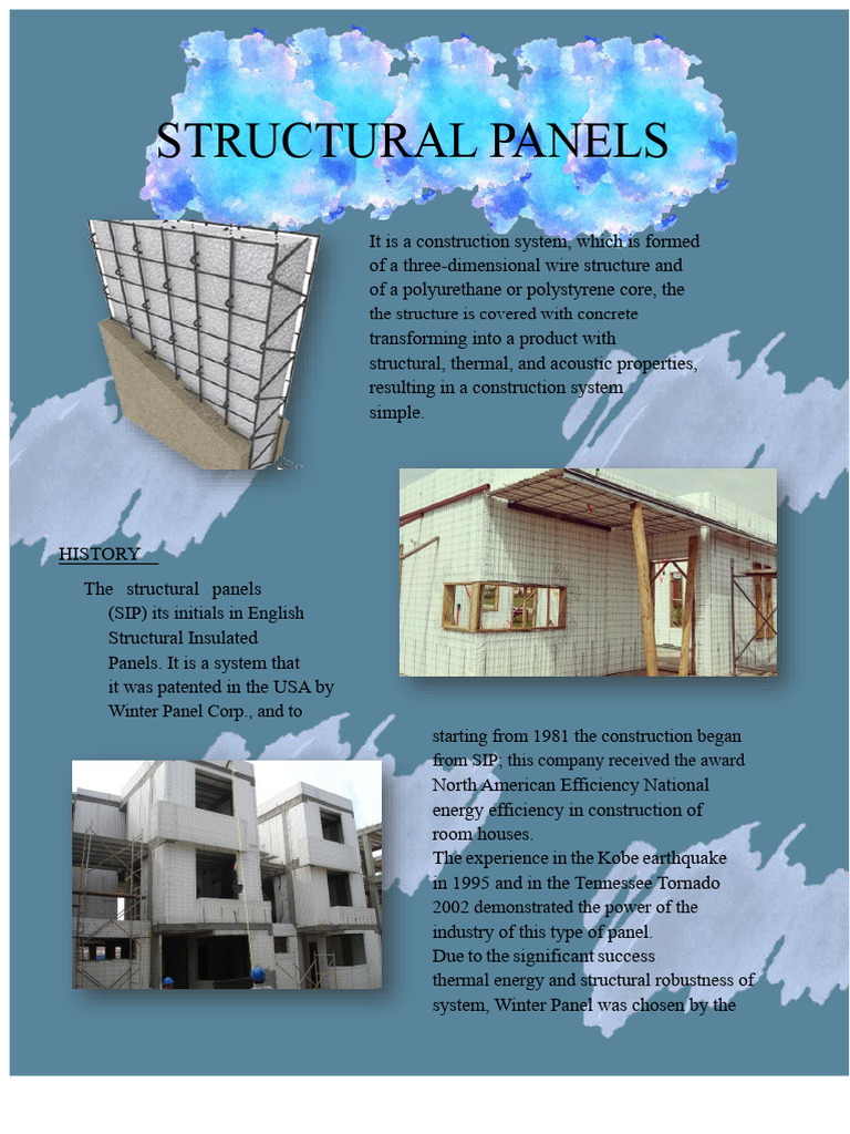 Advantages of Structural Insulated Panels | PDF | Wall | Polystyrene