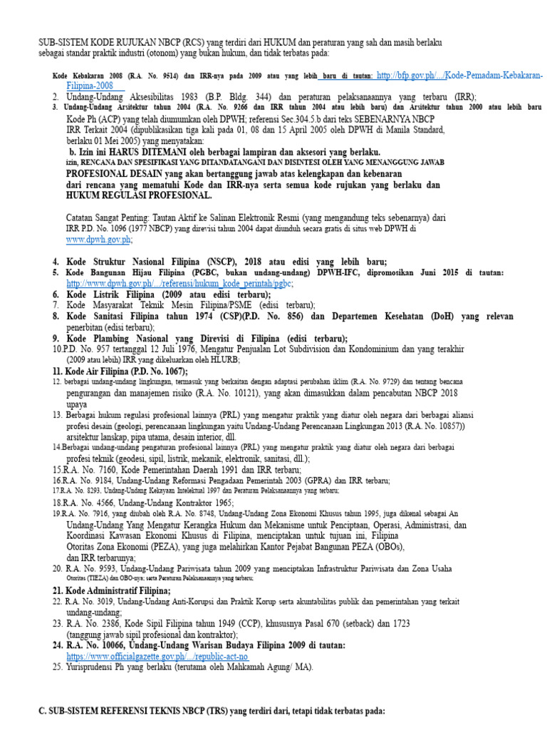 Kode Rujukan NBCP Sub | PDF