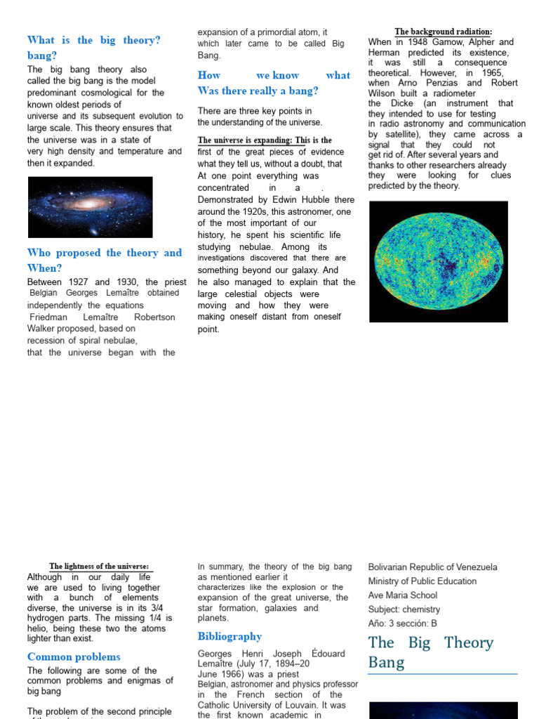 Understanding the Big Bang Theory | PDF | Big Bang | Universe