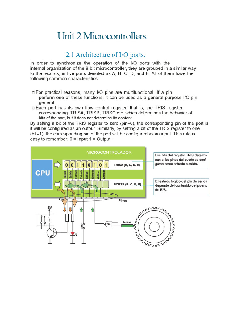 Unit 2 Microcontrollers | PDF | Electric Motor | Servomechanism