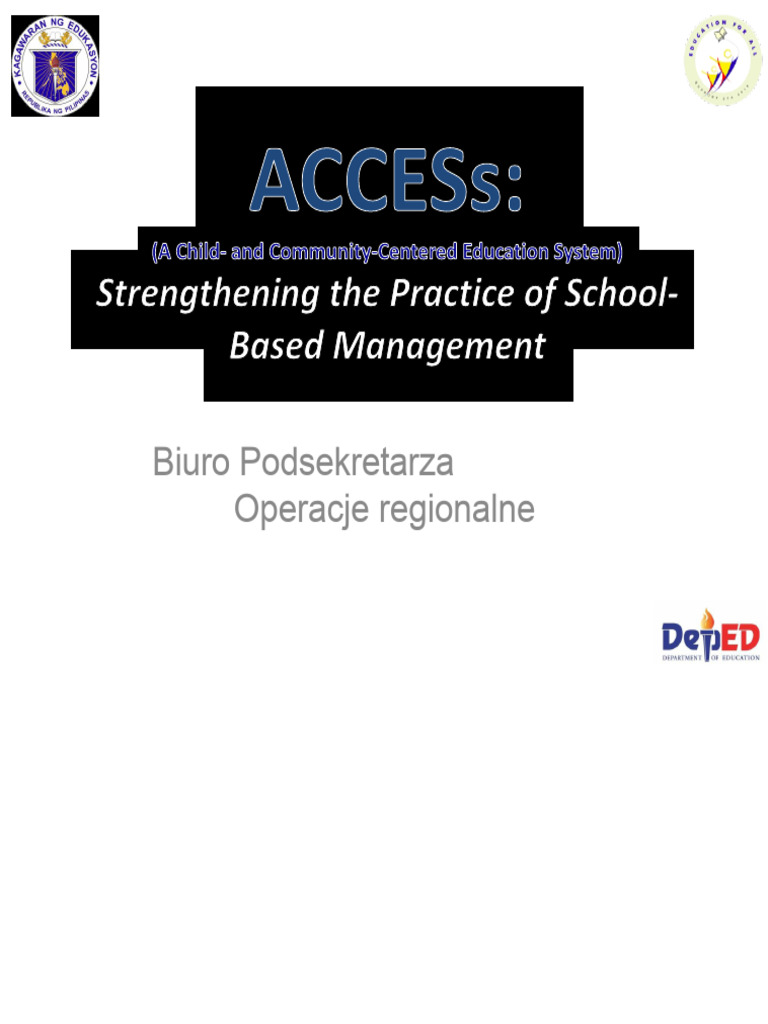 ACCESs I Zrewidowany SBM | PDF
