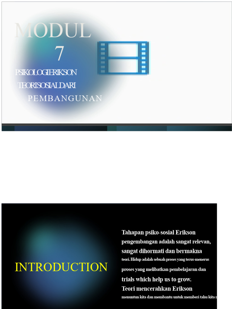 PPT Teori Psiko-Sosial Perkembangan Erikson | PDF