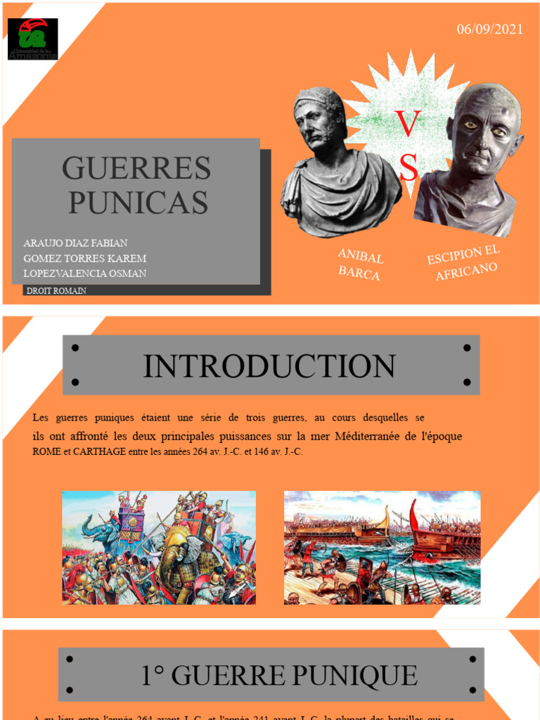 Guerres puniques : Conflits Rome-Carthage | PDF