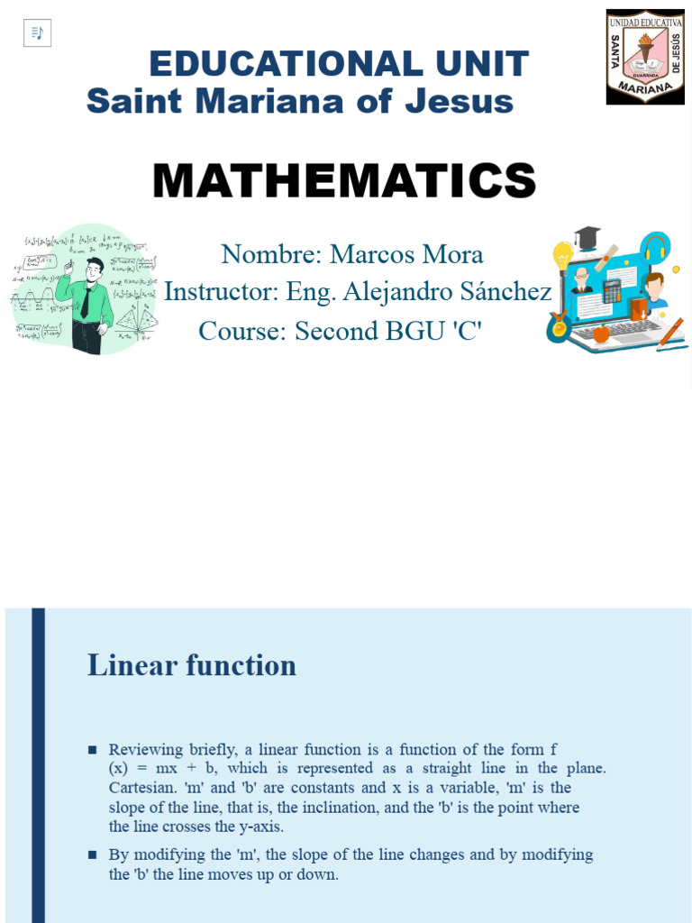 Understanding Linear and Quadratic Functions | PDF | Quadratic Equation ...