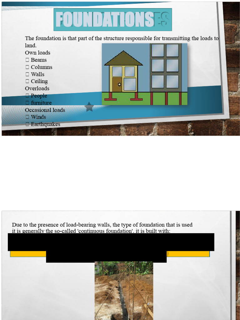 Foundations For Confined Masonry | PDF | Foundation (Engineering ...