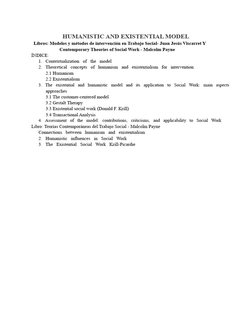 Summary of the humanistic model.docx | PDF | Humanistic Psychology ...