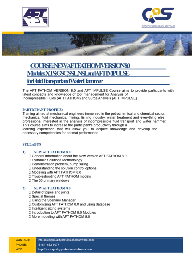 Aft Fathom and Aft Impulse Course | PDF | Liquids | Continuum Mechanics