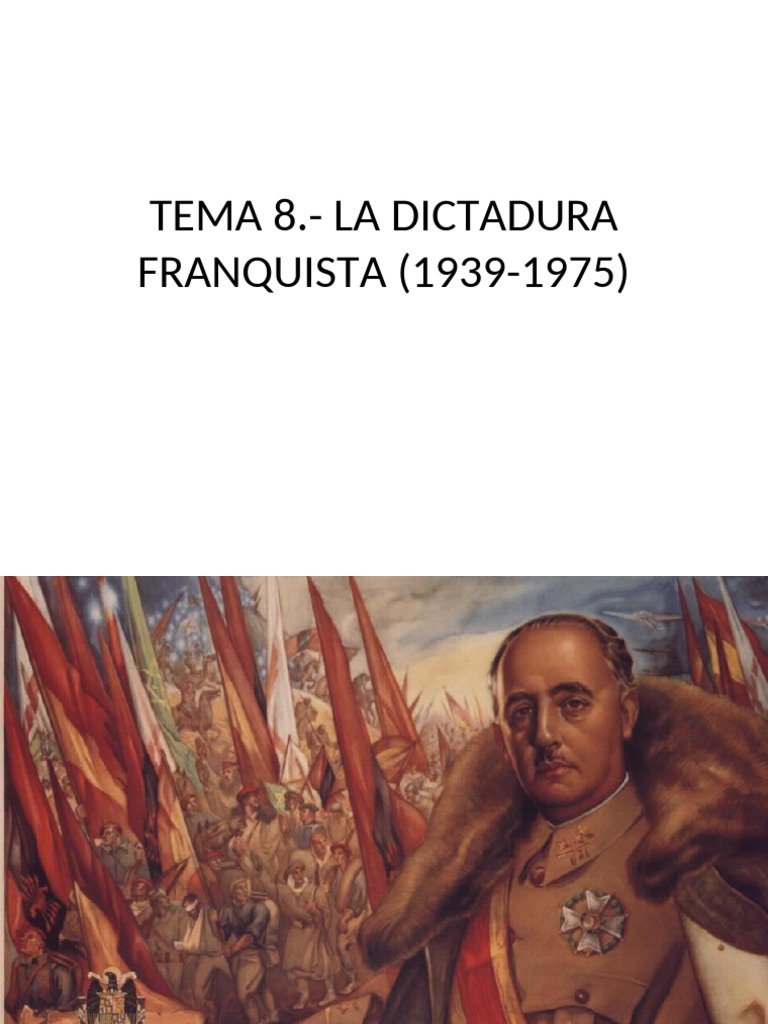 Historia de España La Dictadura Franquista | PDF | Francisco franco ...