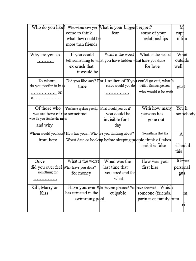 Truth or dare | PDF