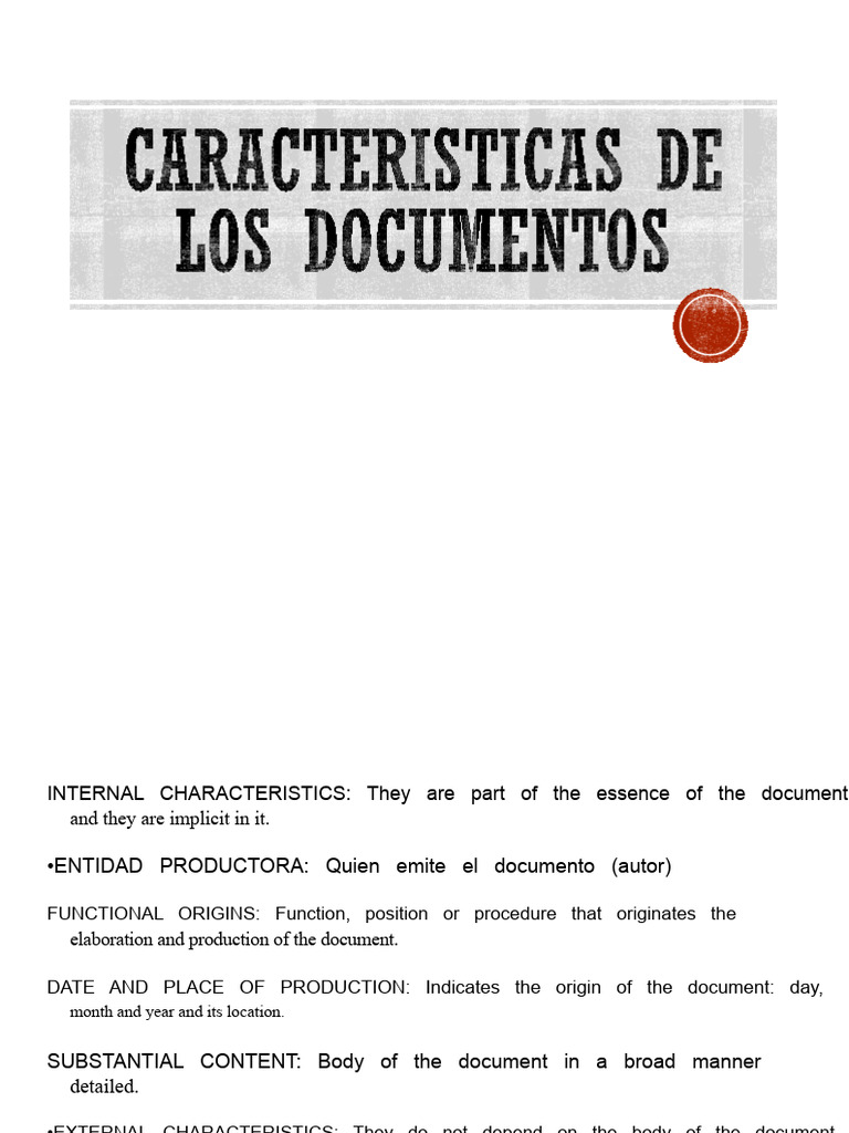 Document Classification and Characteristics | PDF | Document | Information