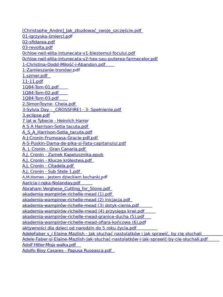Tytuły książek | PDF