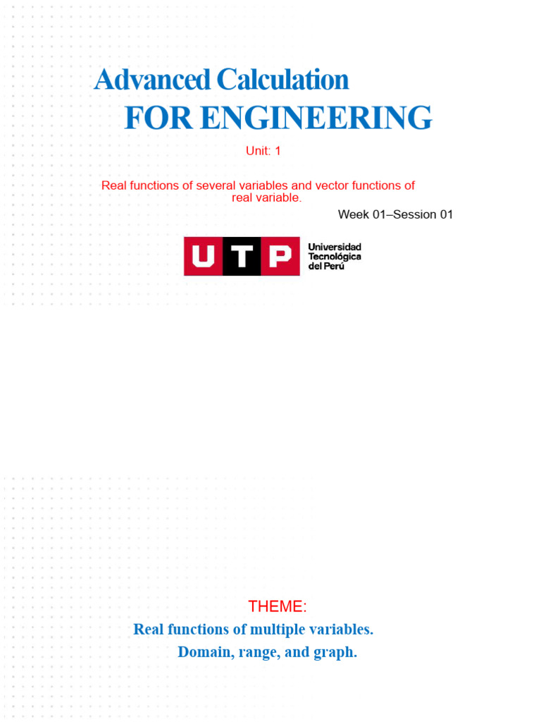 S01.s1-Real Functions of Several Variables-Domain-Range | PDF ...