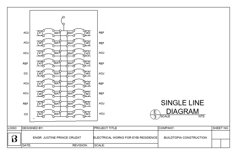 Single Line Diagram - 3 | PDF