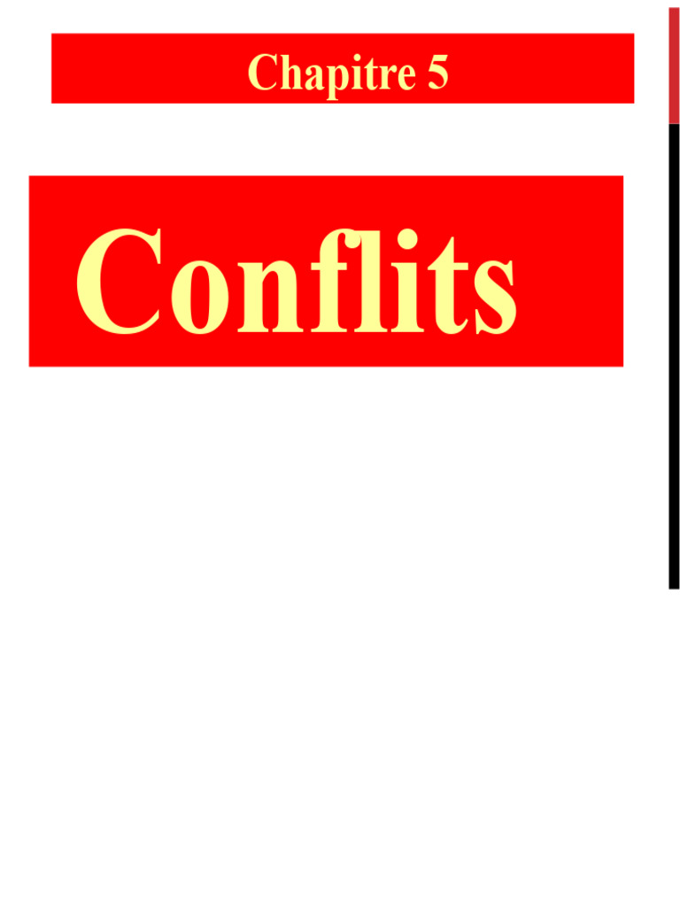 Gestion et Résolution des Conflits en Projet | PDF | Résolution de conflit