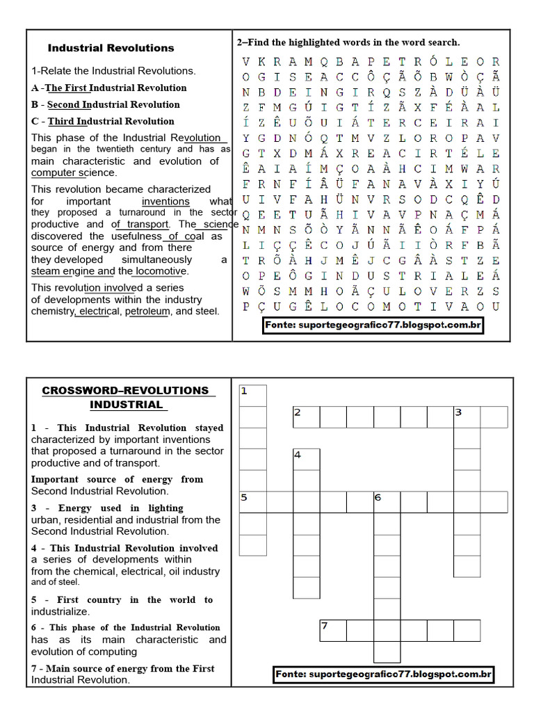 Exercise - Crossword + Word Search | PDF