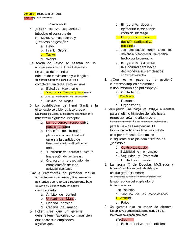 Cuestionarios NCMB 419 | PDF | Enfermería | Unidad de Cuidados Intensivos