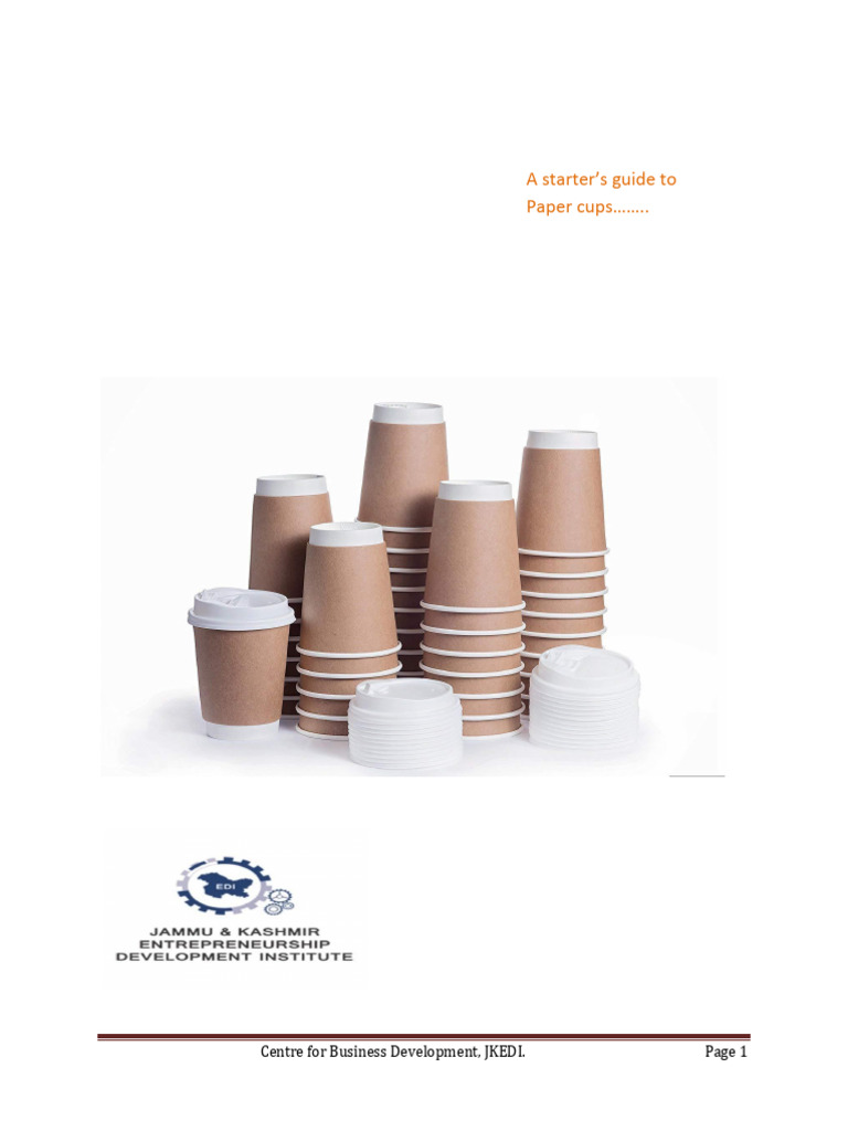 Paper Cups | PDF | Paper