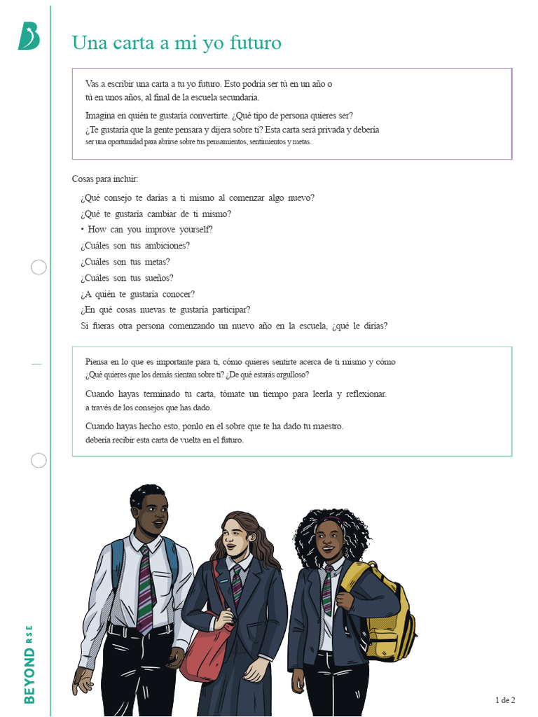 Una Carta A Mi Yo Futuro - Ver - 1 | PDF