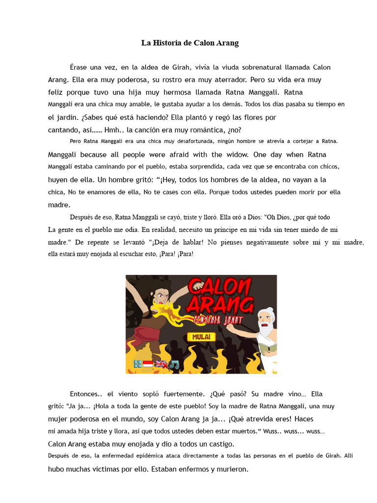 Calon Arang SMP | PDF