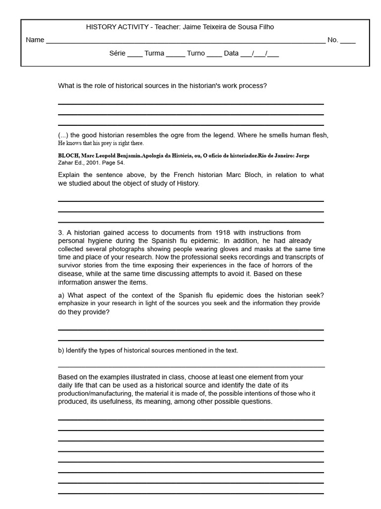 Understanding Historical Sources in Research | PDF