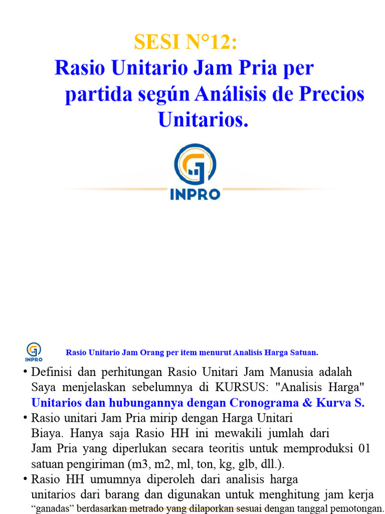 Kelas-12-Rasio-Satuan-Jam-Manusia-per-item-sesuai-Analisis-Harga-Satuan ...