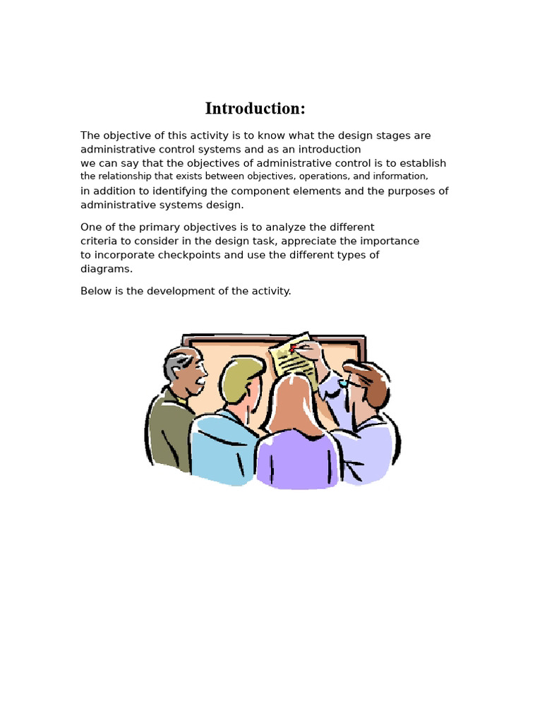 Design of Administrative Control Systems | PDF | System | Information