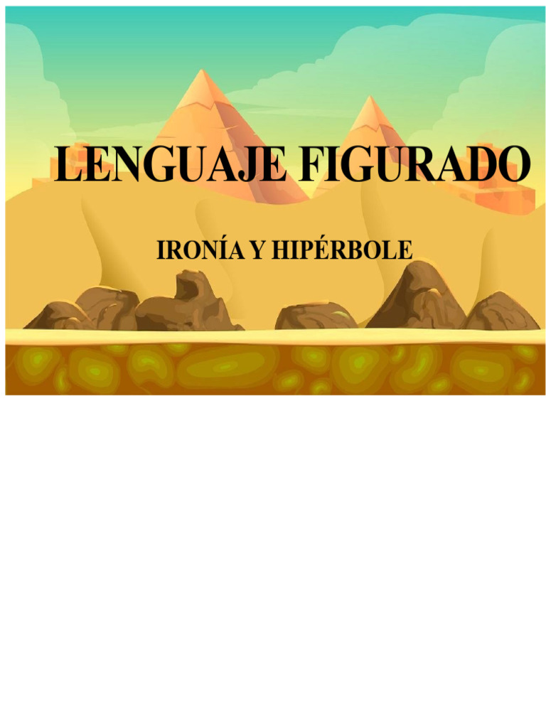 Lenguaje figurado | PDF