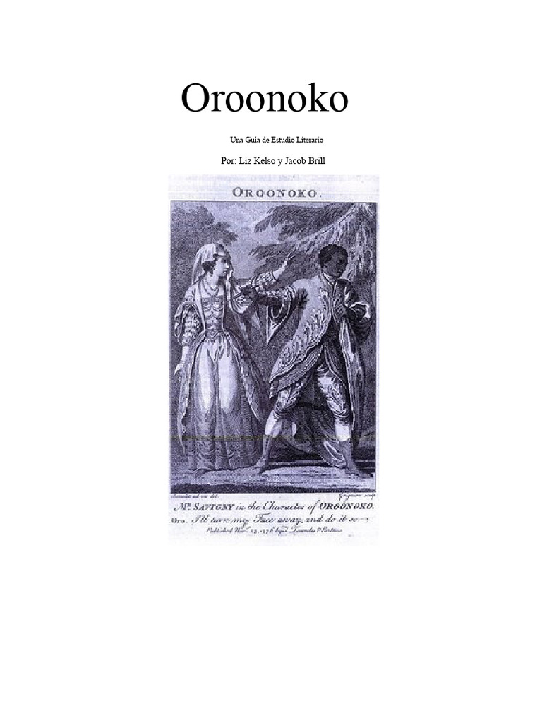 Guía de estudio de Oroonoko | PDF | Aphra Behn