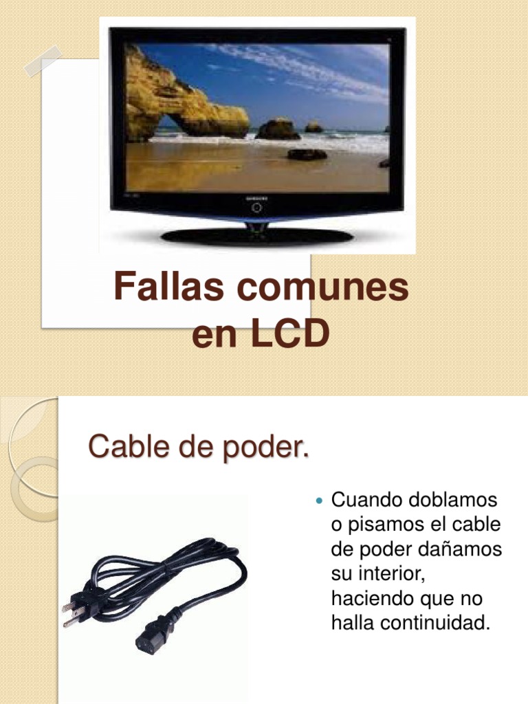 Fallas Comunes en Pantallas LCD | PDF