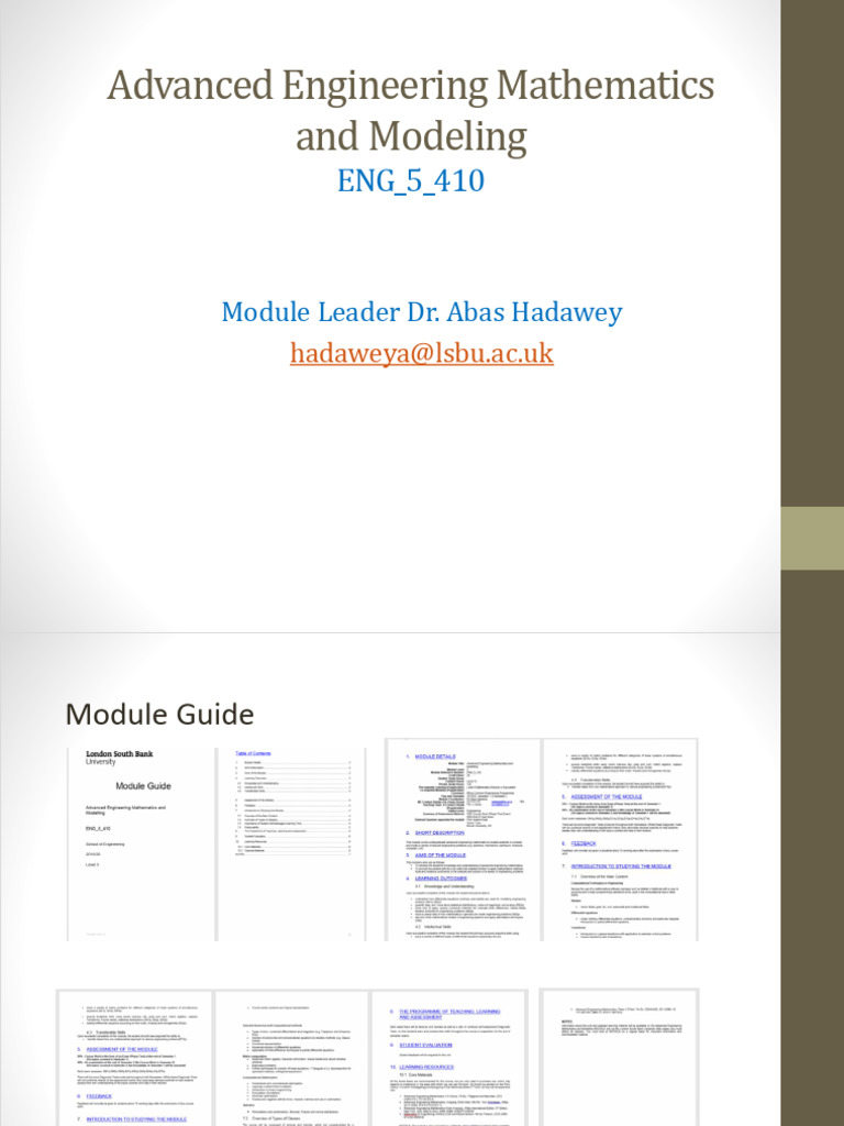 Advanced Matrix Algebra Properties Solving Linear Equations Using ...