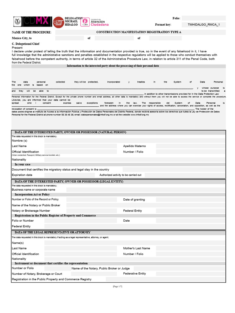 Application Form, Residential House | PDF | Identity Document