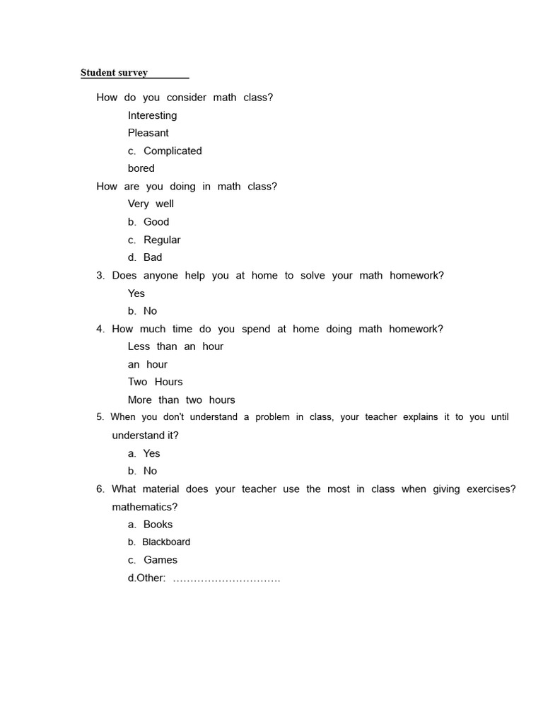 379145422-Survey-dyscalculia | PDF | Mathematics | Learning