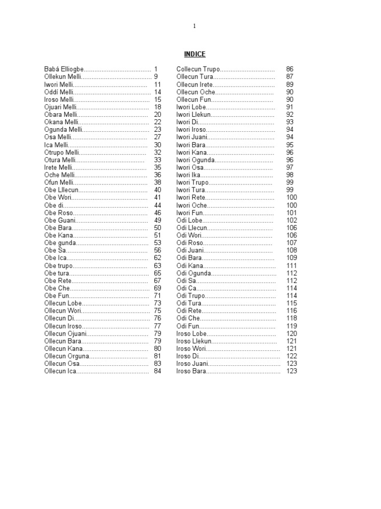 Dice Ifa... Pag. 1-35 | PDF