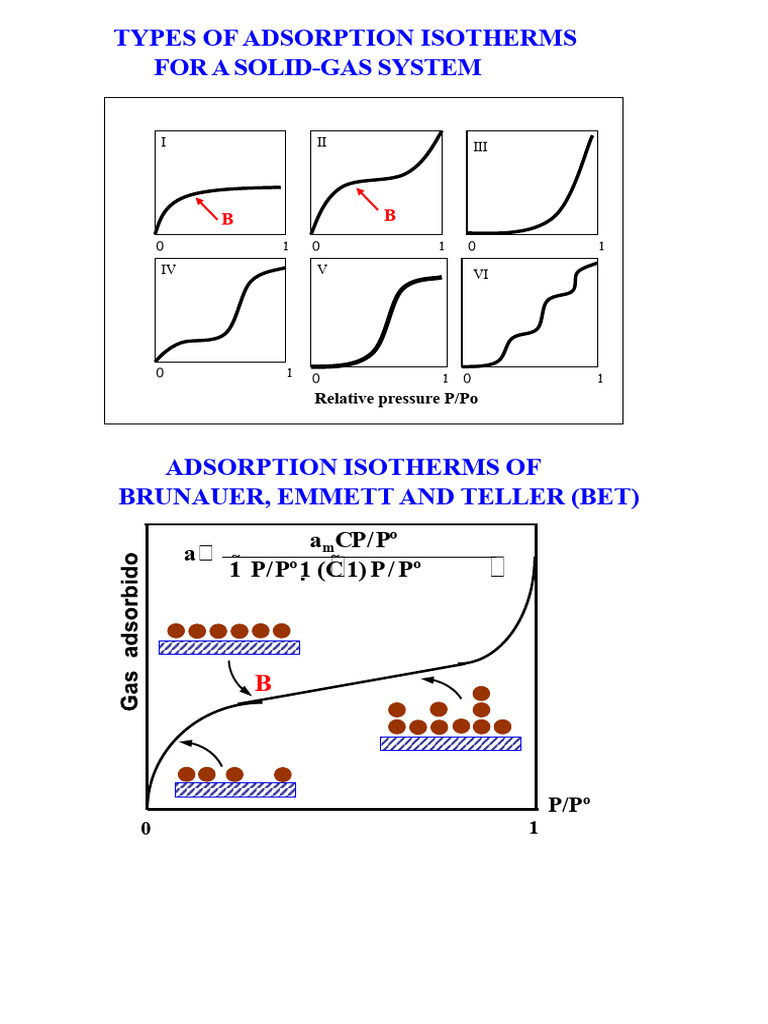 Types of Adsorption Isotherms | PDF