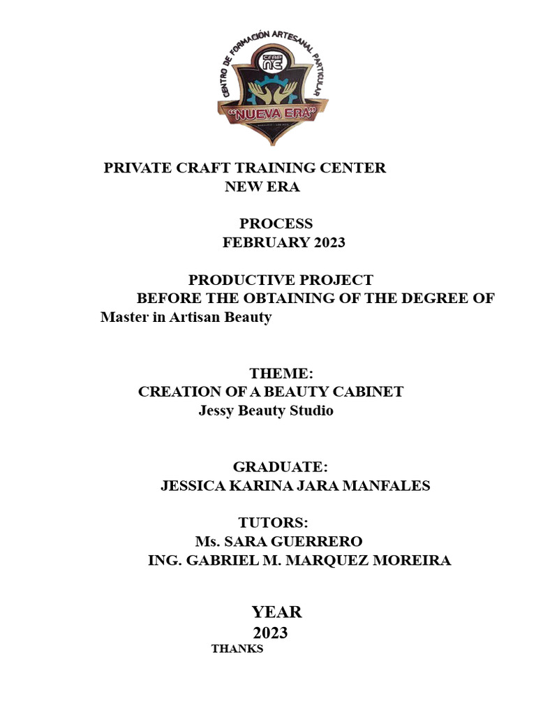 Beauty Cabinet Project Completed | PDF | Methodology | Quantitative ...