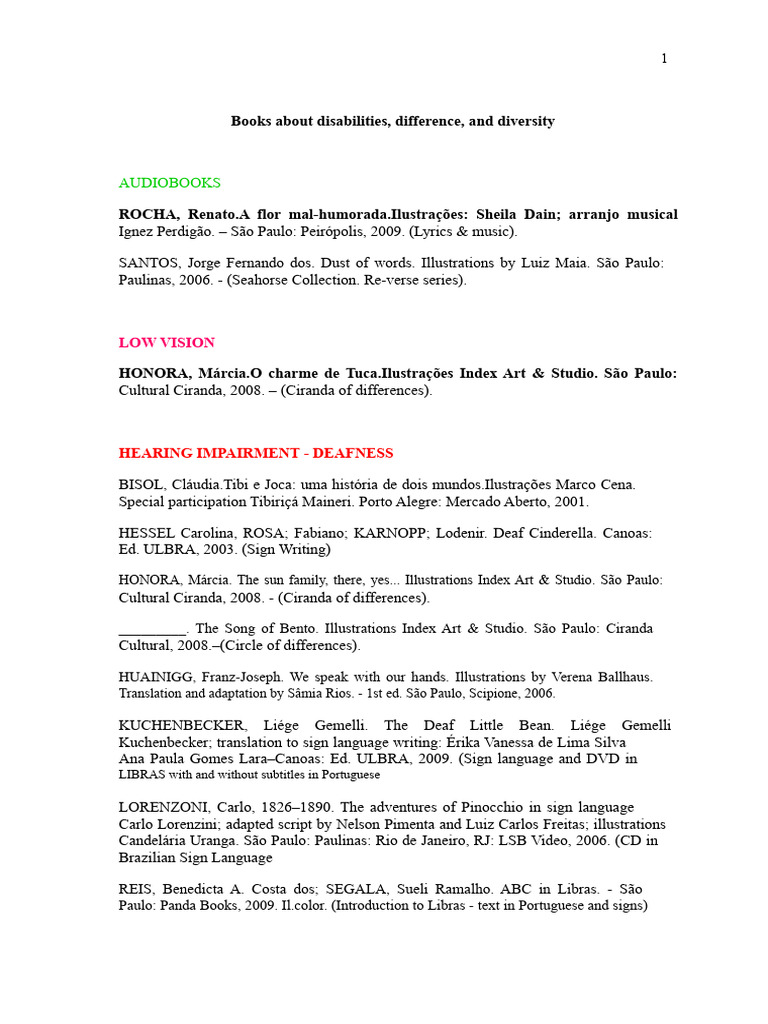 Updated Children's and Young Adult Literature References | PDF