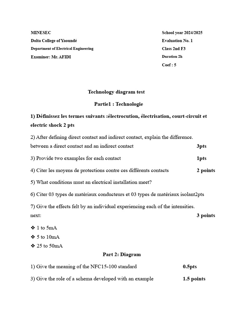 Technology Test 10th Grade F3 | PDF