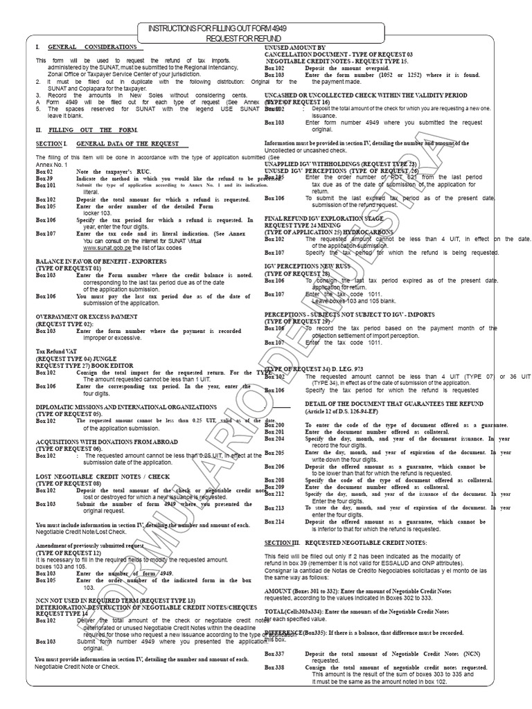How To Fill Out Form 4949 | PDF | Tax Refund | Taxes