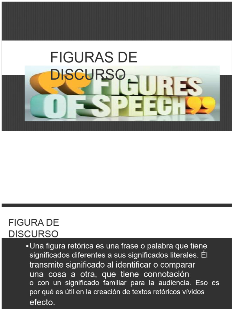 Presentación de Diapositivas sobre Figuras Retóricas | PDF | Metáfora ...