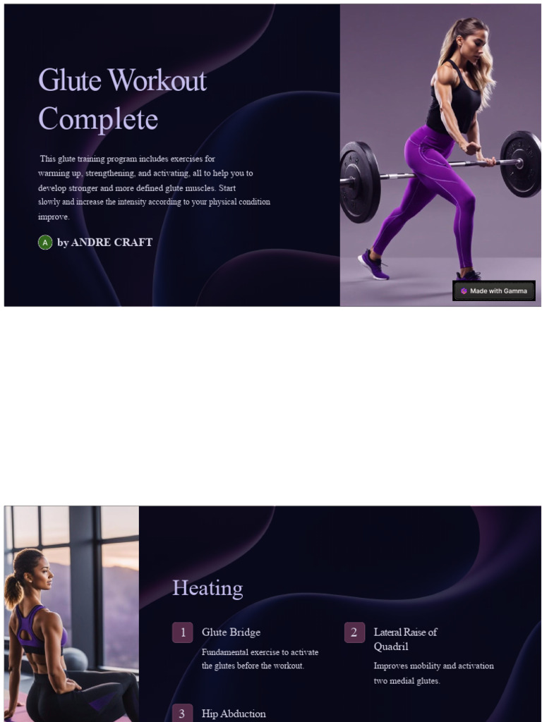 Complete Glute Workout | PDF