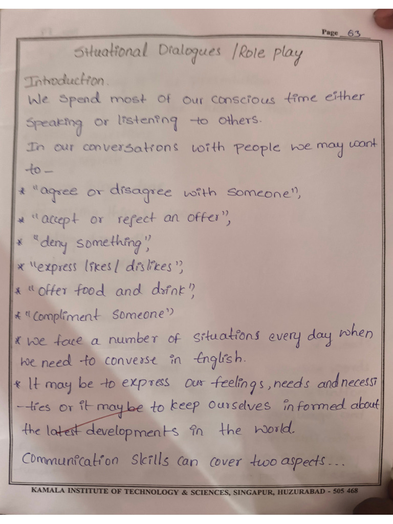 Role Play Record | PDF