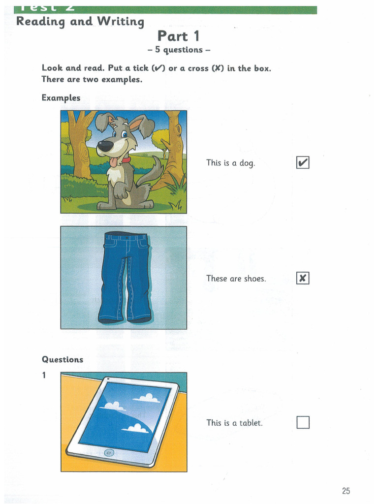 Test 2 - Reading and Writing | PDF