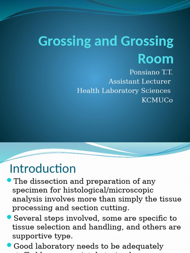 Specimen Handling and Dissection Guide | PDF | Biopsy | Pathology