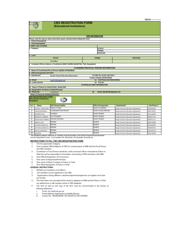 Updated - CBS Registration Form April 2025 (1) 1 | PDF | Chess Theory ...