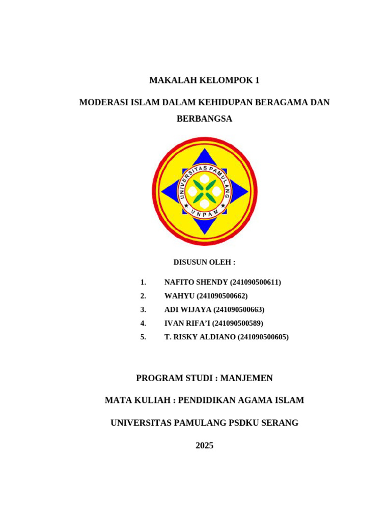 MAKALAH KELOMPOK 1 | PDF