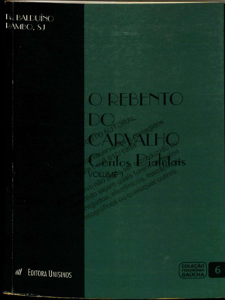 2002_Pe BALDUÍNO RAMBO, S.J. Rebento de Carvalho_Parte 01 | PDF