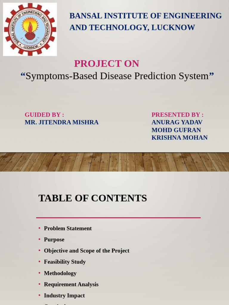 AI-Based Disease Prediction System | PDF | Machine Learning | Computing