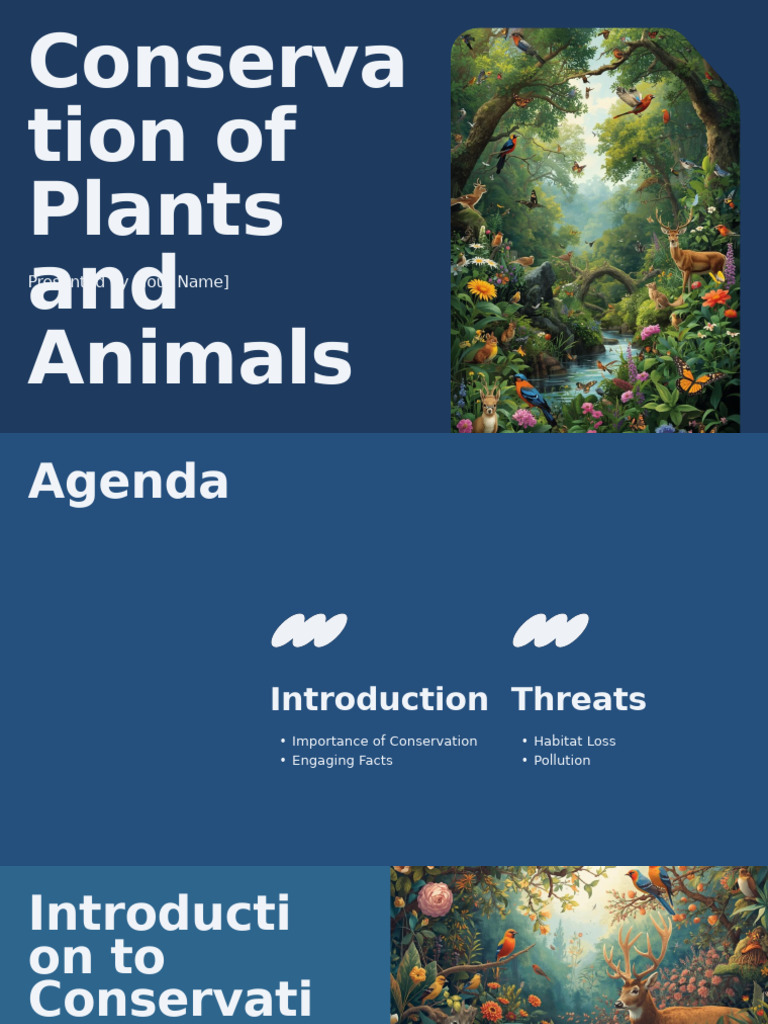 Conservation of Plants and Animals and It's Importance | PDF ...