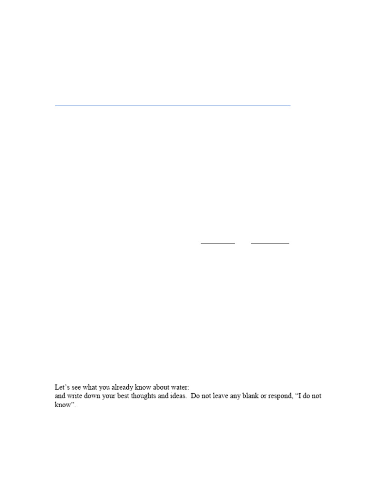 Chem Unit 1 Arizona Water HW | PDF