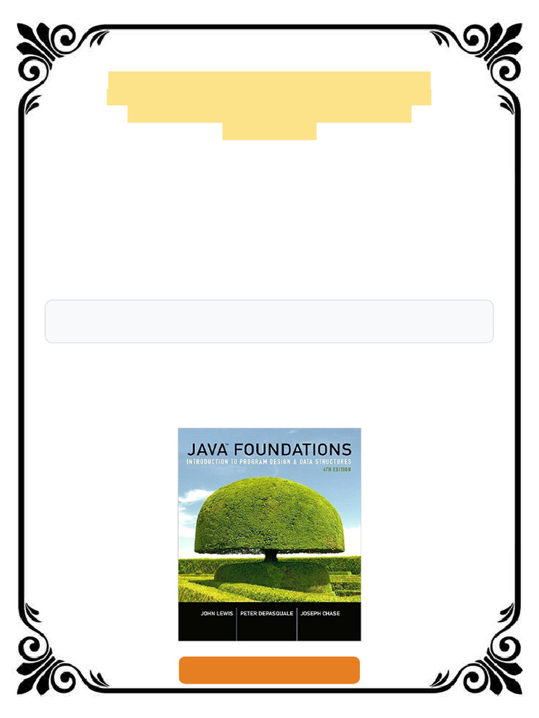 eTextbook 978-0134285436 Java Foundations: Introduction to Program ...